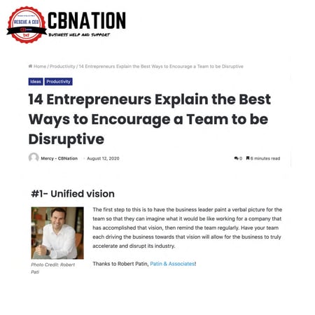 Robert Patin - Speaker